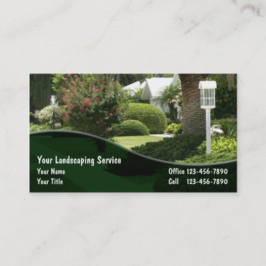 Landscaping Business Cards | Zazzle.ca