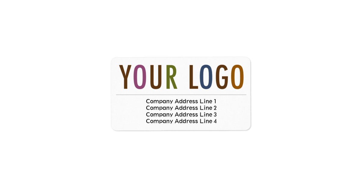 Large Business Return Address Labels Custom Logo Zazzle large-business-return-address-labels-custom-logo-zazzle