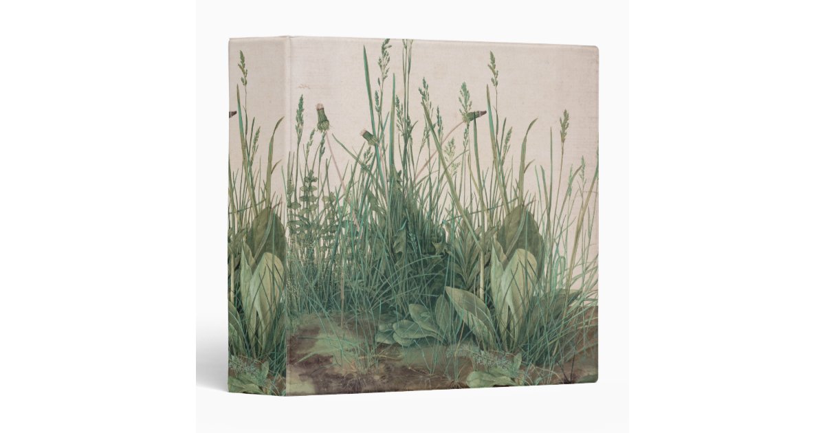 Large Piece of Turf by Albrecht Durer Binder | Zazzle