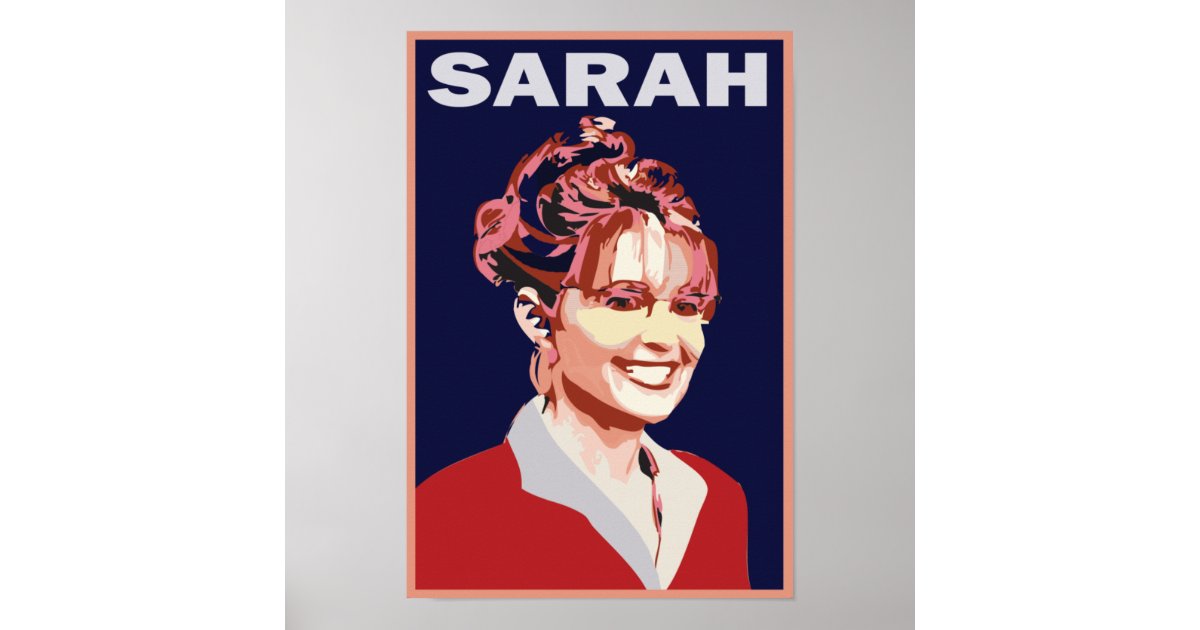 Large Sarah Palin Poster | Zazzle