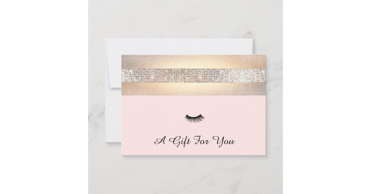 Lash Extensions Salon Gift Certificate | Zazzle
