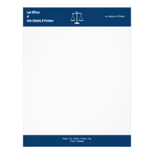 Law Office Letterhead, Custom Law Office Letterhead Templates