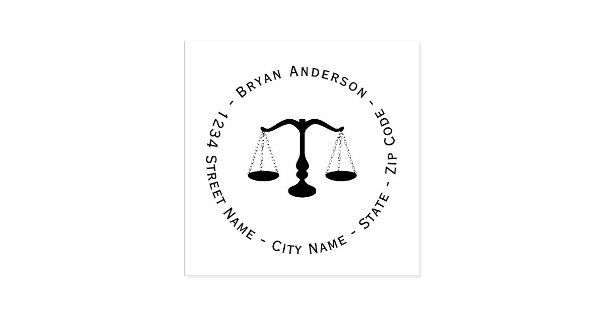 Lawyer Attorney Return Address Self-inking Stamp | Zazzle