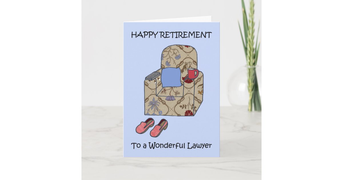Lawyer Happy Retirement Card | Zazzle.ca