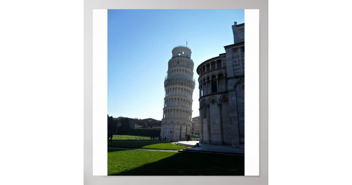 Leaning Tower of Pisa Poster | Zazzle
