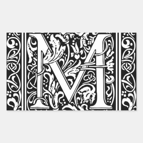 Medieval Monograms Stickers | Zazzle CA
