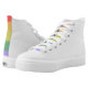 LGBT Gay Pride converse style rainbow flag shoes | Zazzle