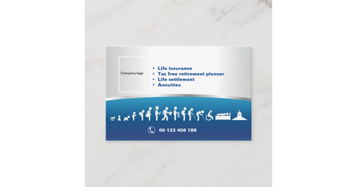 Life Insurance Business Card | Zazzle
