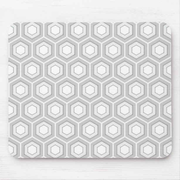 Hexagon Mouse Pads | Zazzle CA