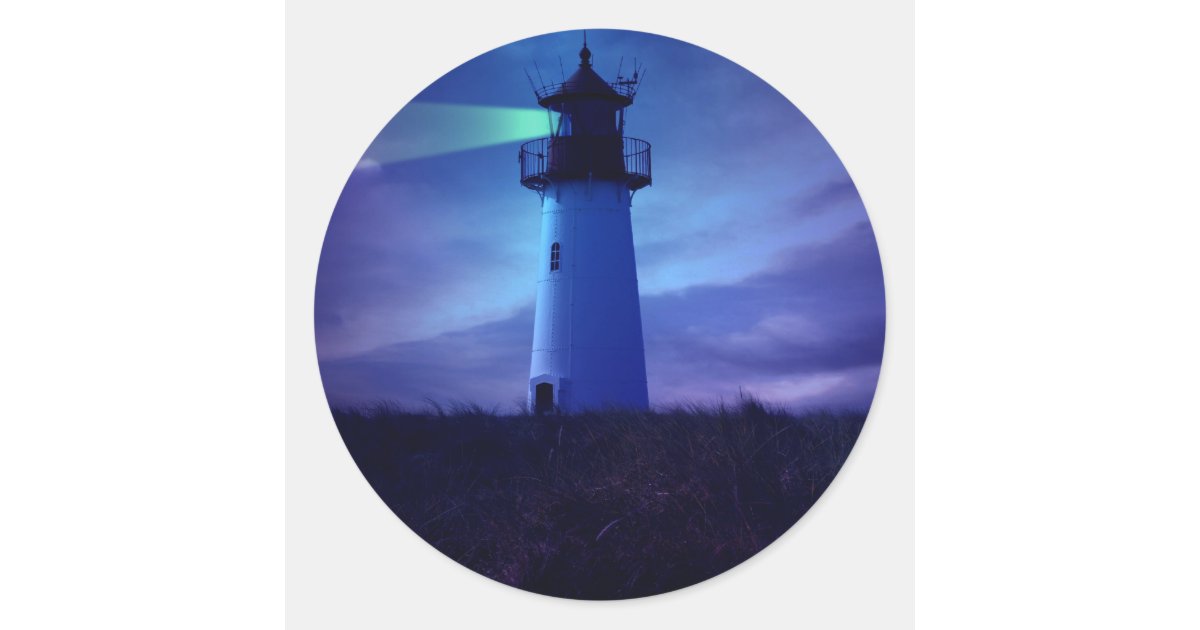 Lighthouse Beacon Stickers | Zazzle