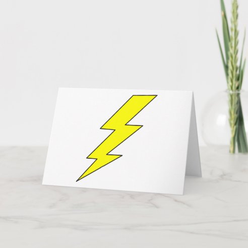 Lightning Bolt Cards, Greeting Cards & More | Zazzle CA
