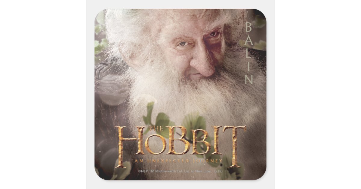 Limited Edition Artwork: Balin Square Sticker | Zazzle