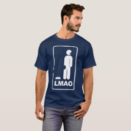 LMAO ROFL LOL icon sign T-Shirt | Zazzle
