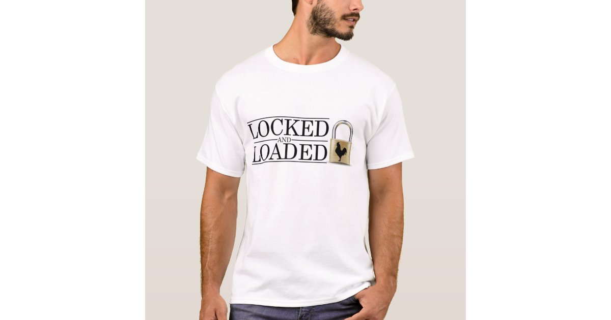 Locked and Loaded Chastity T Shirt | Zazzle