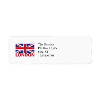 London Labels, London Address Labels, Return Address Labels, Shipping ...