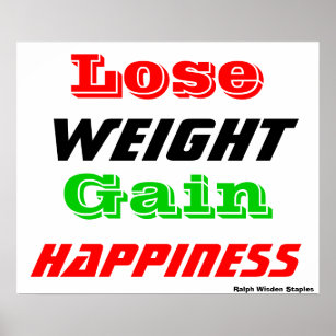 Weight Loss Posters, Prints & Poster Printing | Zazzle CA