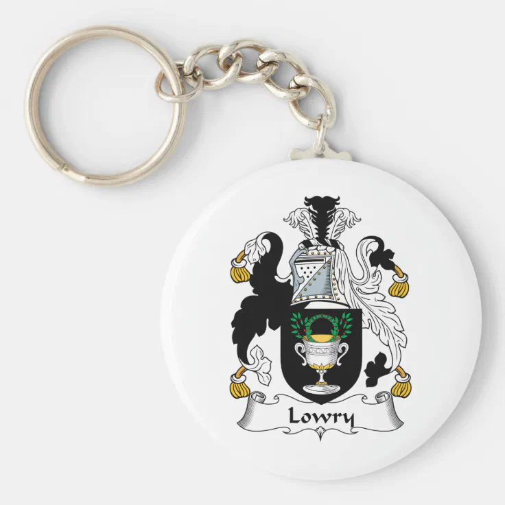 Lowry Family Crest Keychain | Zazzle
