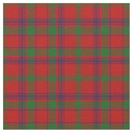 MacColl Clan Tartan Fabric | Zazzle
