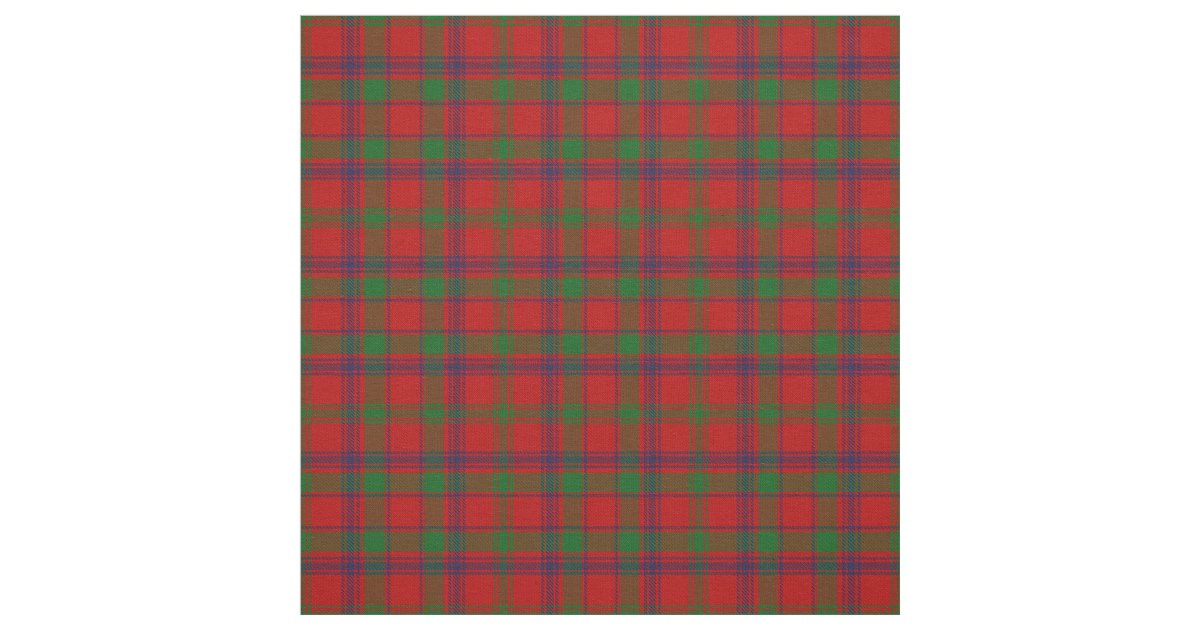 MacColl Clan Tartan Fabric | Zazzle