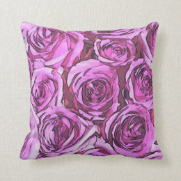 Magenta Decorative Pillows & Covers | Zazzle CA