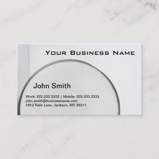 Magnifying Glass Business card | Zazzle.ca