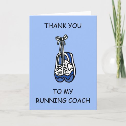 Running Thank You Cards | Zazzle CA