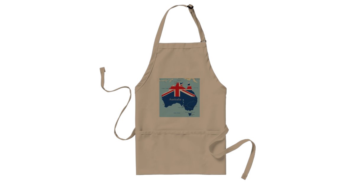 Map Of Australia Apron | Zazzle