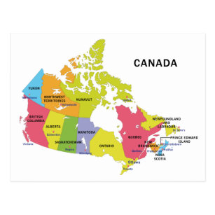 Map Postcards | Zazzle CA