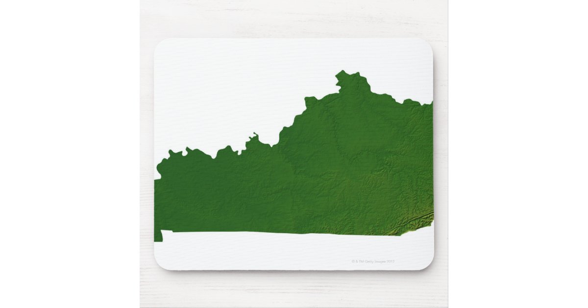 Map of Kentucky Mouse Pad | Zazzle