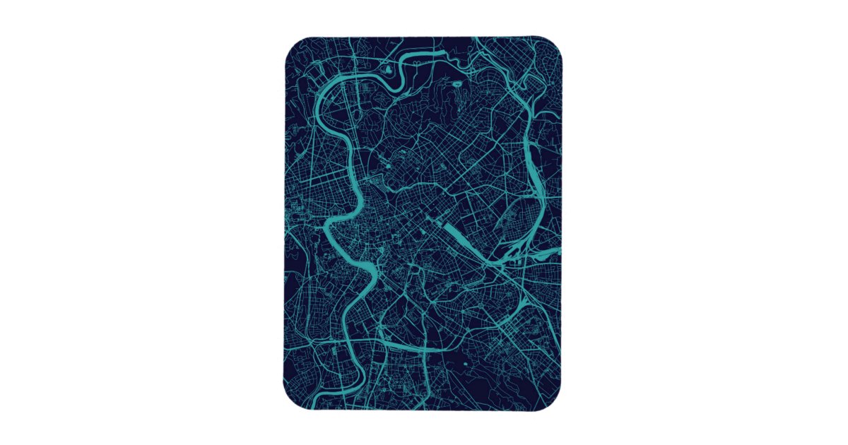 Map of Rome Magnet | Zazzle