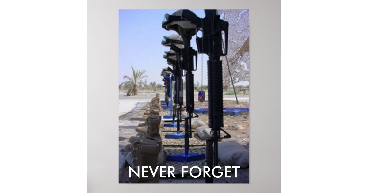 Marines Fallen Soldiers Poster | Zazzle