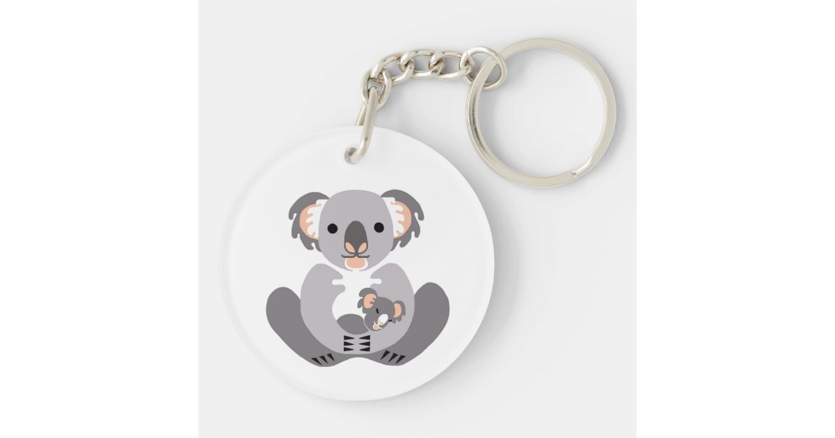 Marsupial - Cute Koala- Aussie Wildlife - Nature Keychain | Zazzle