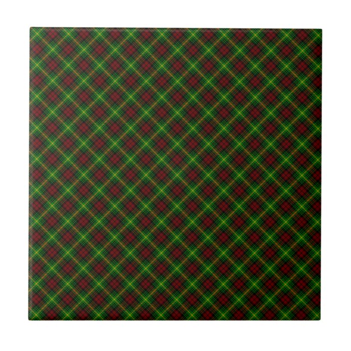 Martin Clan Tartan Scottish Design Tile | Zazzle.ca