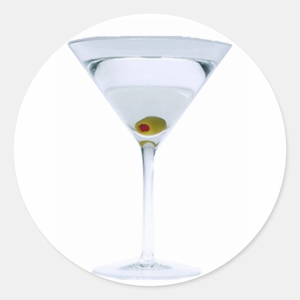 Martini Stickers | Zazzle CA