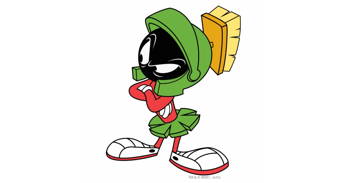 MARVIN THE MARTIAN™ Annoyed Standing Photo Sculpture | Zazzle