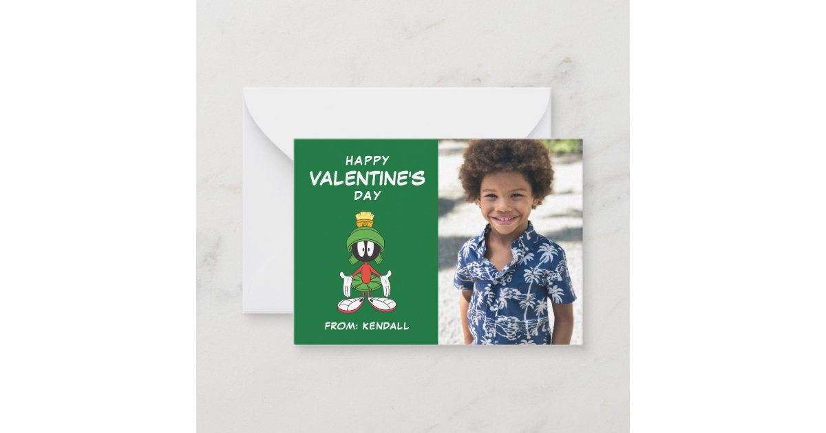 MARVIN THE MARTIAN™ Confused | Valentine's Day Card | Zazzle