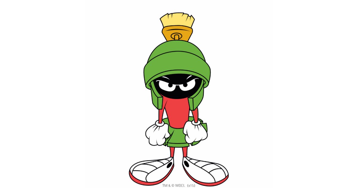 MARVIN THE MARTIAN™ Upset Standing Photo Sculpture | Zazzle