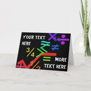 Funny Math Cards, Greeting Cards & More | Zazzle CA