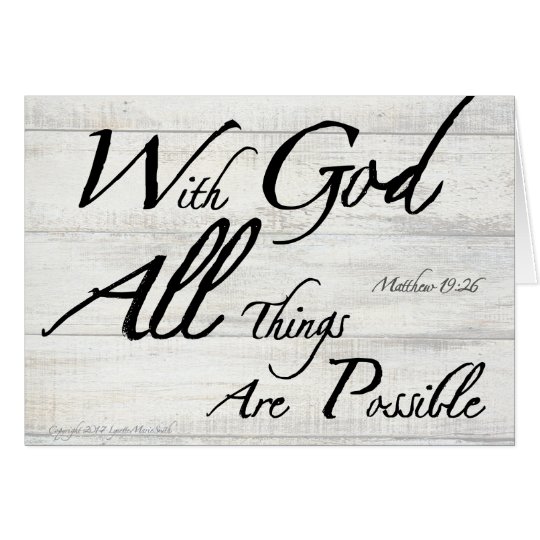 Matthew 19:26 Bible Verse on Woodgrain Image | Zazzle.ca Matthew 19:26 Bible Verse on Woodgrain Image | Zazzle.ca