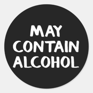 Funny Alcohol Stickers | Zazzle CA