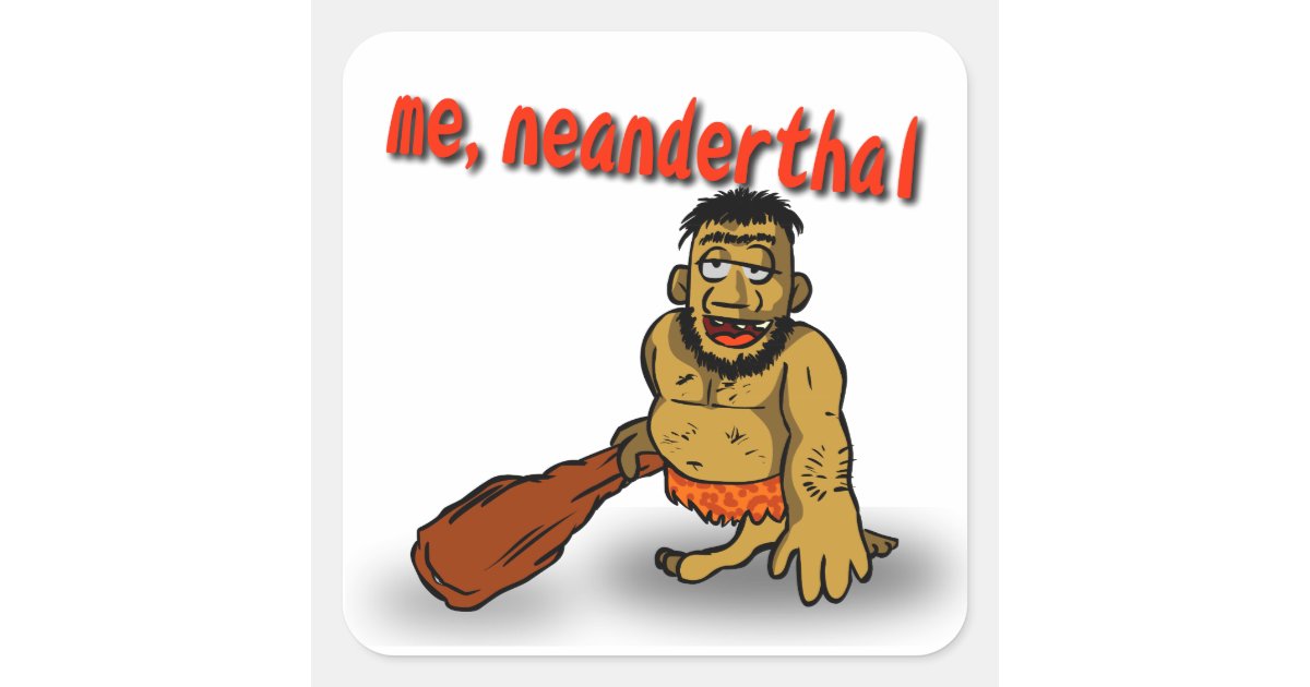 Me Neanderthal Sticker | Zazzle