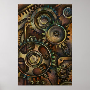 Mechanical Engineering Posters, Prints & Poster Printing | Zazzle CA