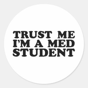 Funny Medical Student Stickers | Zazzle CA