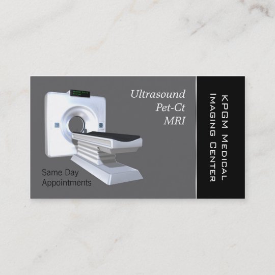 Medical MRI imaging Business Card | Zazzle.ca