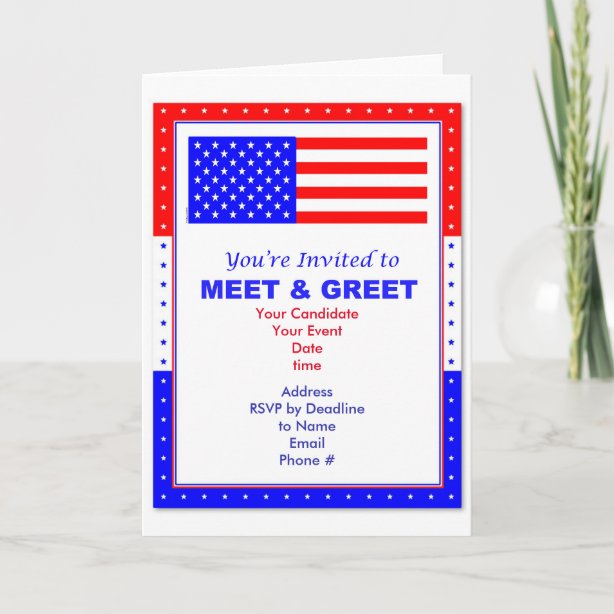 Political Fundraiser Invitations | Zazzle CA