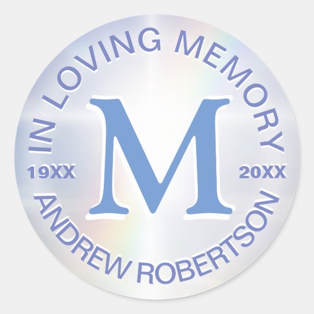 Funeral Stickers | Zazzle CA