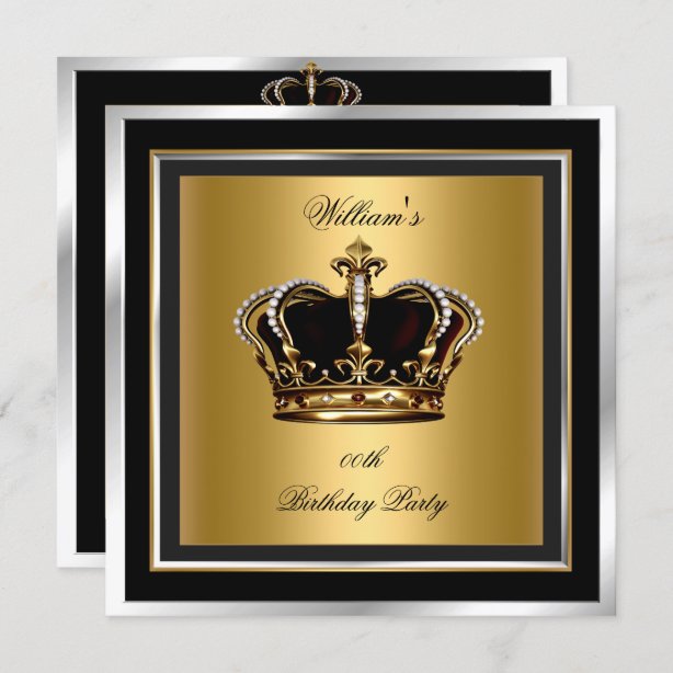 Kings Crown Invitations | Zazzle CA