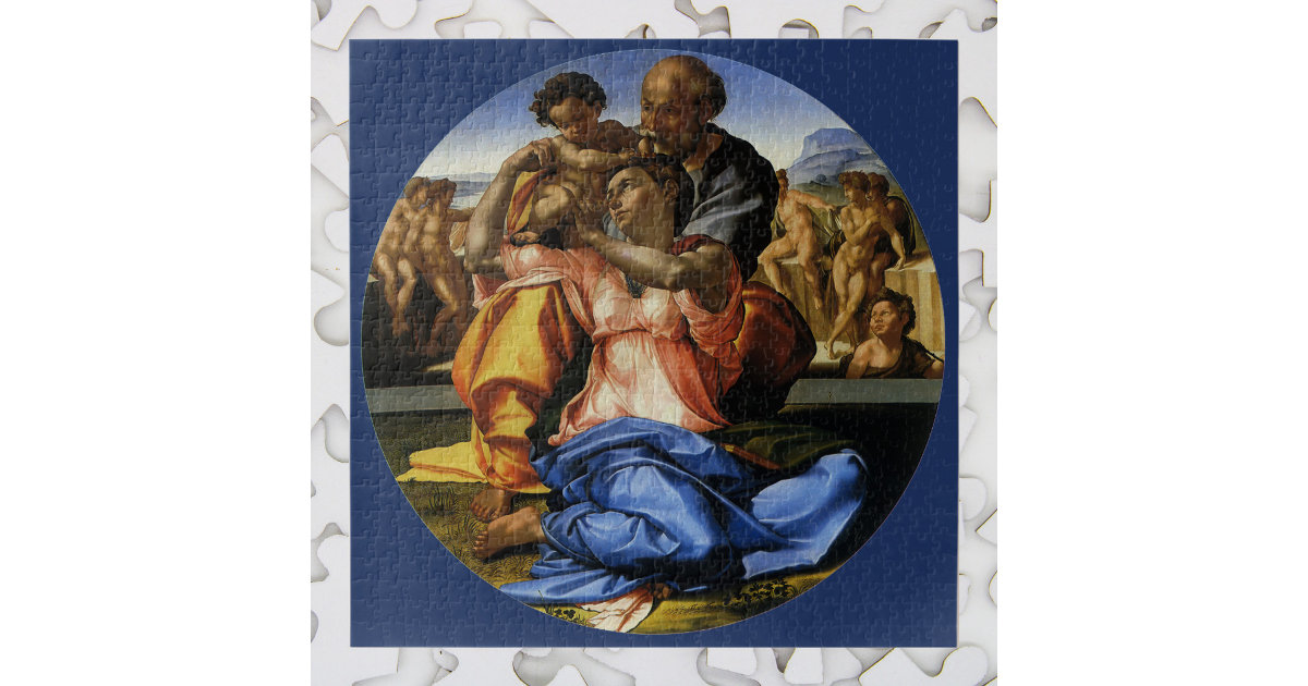 Michelangelo 's Doni Tondo or Doni Madonna Jigsaw Puzzle | Zazzle