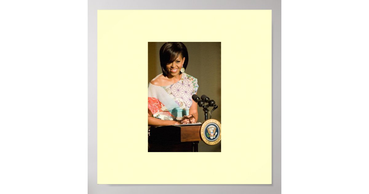MICHELLE OBAMA POSTER | Zazzle.ca