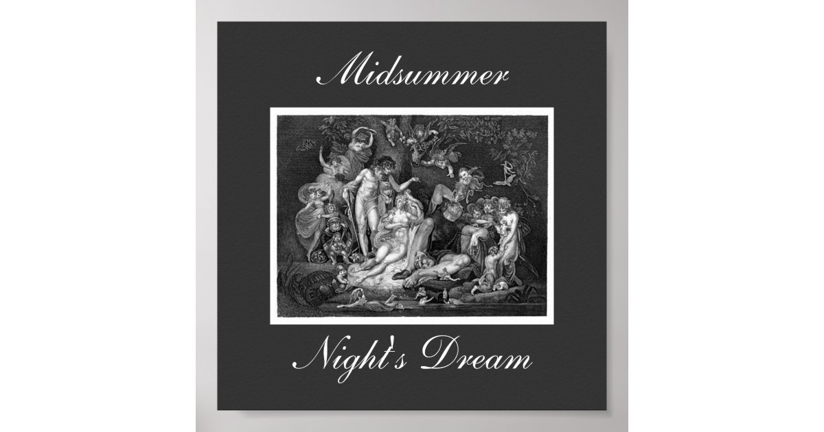 Midsummer Night's Dream Poster | Zazzle